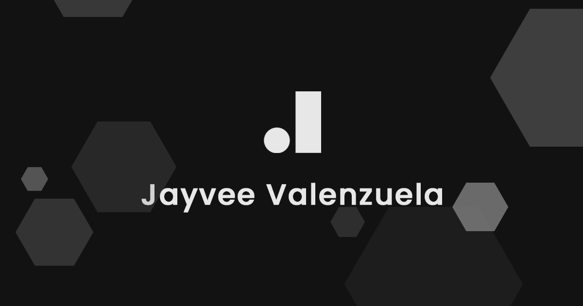 Jayvee Valenzuela | Front-end Developer